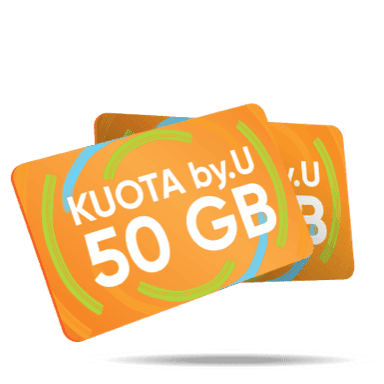 Promo Voucher Kuota by.U 18 GB Untuk 30 Hari